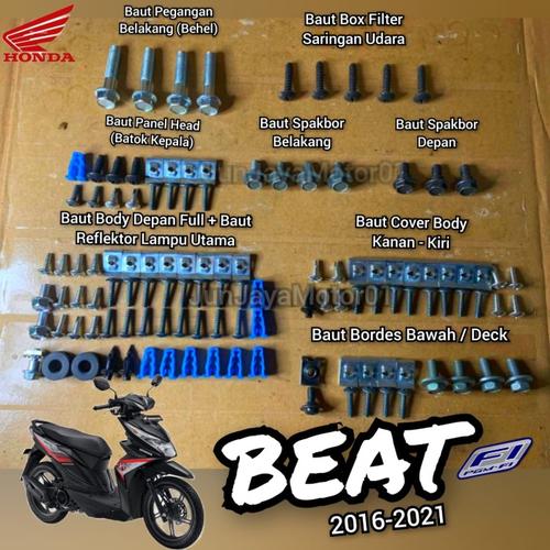 Promo Baut Lengkap Fullset Body Bodi Honda Beat New 2016-2019 - Kab ...