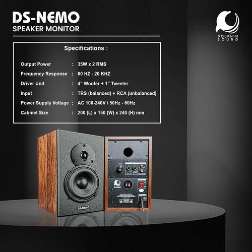 Jual DOLPHIN SOUND DS NEMO/DS-NEMO Speaker Monitor Original - Jakarta ...