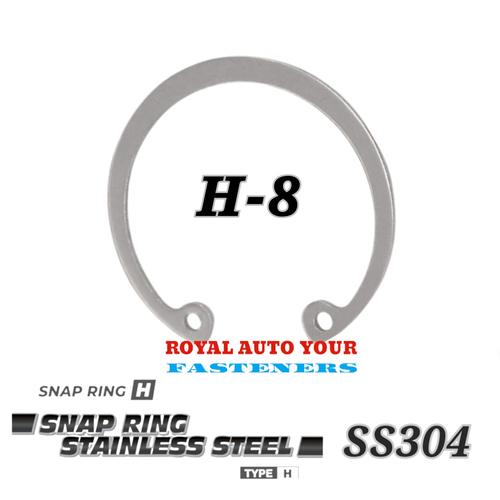 Jual SS304 SNAP RING STAINLESS H8 INTERNAL CIRCLIP - SNAPRING TYPE H ...