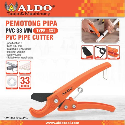 Jual PEMOTONG PIPA PVC 331 / GUNTING / ALAT POTONG PIPA PVC MERK ALDO ...