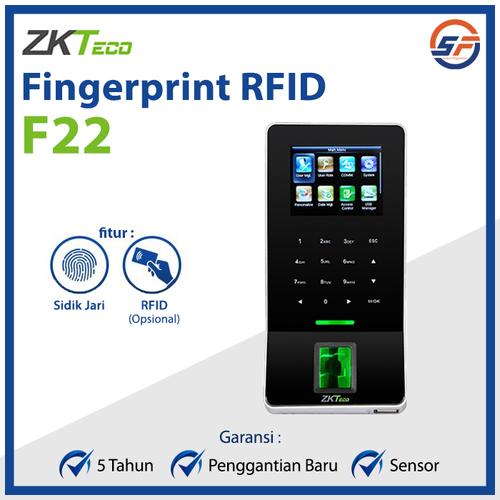 Jual Fingerprint ZKTeco F22 Mesin Absensi Termurah 5 Tahun Garansi - F22 - Jakarta Barat ...