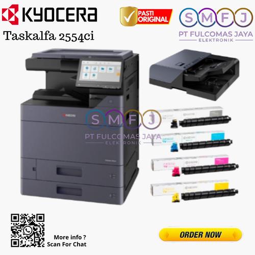 Jual Kyocera Taskalfa TA-2554ci DADF Mesin Fotocopy Kertas A3+ A3 A4 F4 ...