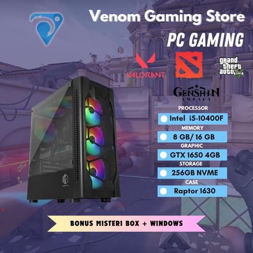 Jual PC GAMING | Intel Core i5 10400F/GTX 1650/DDR4 16GB/SSD/Editing+Gaming - RAM 8 GB - Kab ...