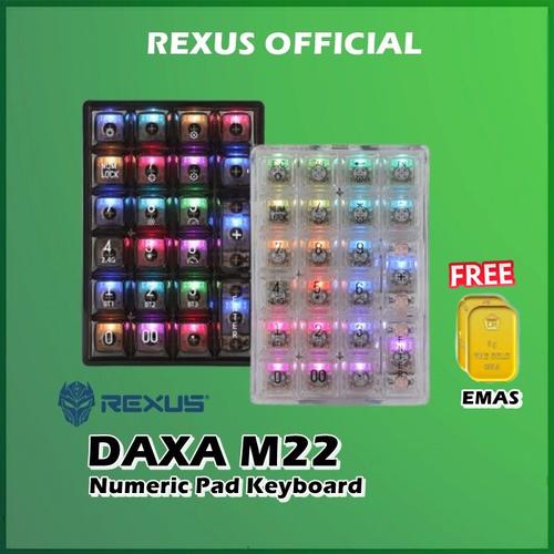 Promo Rexus Daxa M22 Keyboard Numeric Pad Mechanical Number Pad M 22 ...