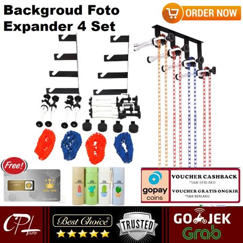 Jual background expander 4 set backdrop background foto - Jakarta ...
