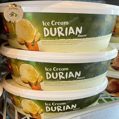 Jual Es Krim Durian Flavor | Es Krim Diamond Rasa Durian 700 ml ...