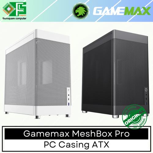 Jual Gamemax Meshbox Pro Black White Casing Pc Atx Cpu Pc Case