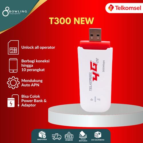 Jual Modem Wifi T300 USB Wingle 4G LTE 300Mbps Unlock All Operator ...