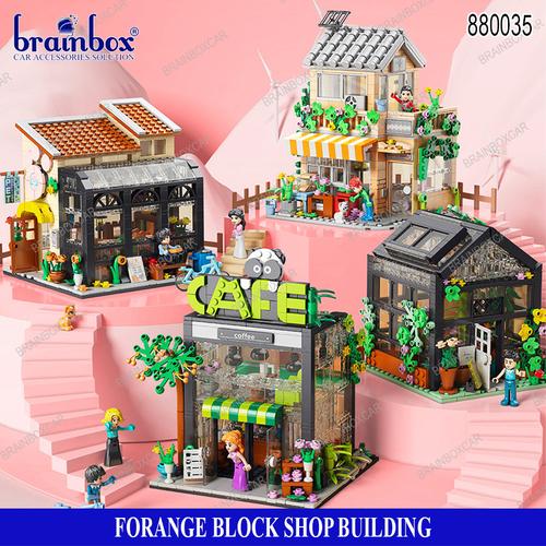 Jual Forange Block Brick Shop Building Mainan Balok Susun Rumah Toko ...
