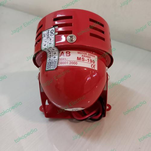 Jual Motor Sirine TAB MS-190-24V/Baby Sirine TAB MS-190-24V - Jakarta Barat - Jagur Electric ...