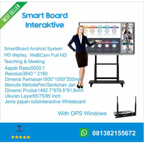 Jual Smartboard, Interactive Whiteboard Dual OS 86 inch - Android ...