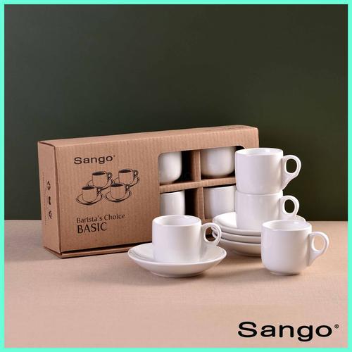 Promo SANGO Barista's Choice Basic Cafe Set White (Isi 8) - Kota ...