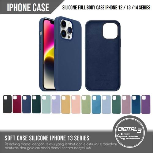 Jual Silicone Case For iPhone 13 / Pro / Max Full Body Casing Soft ...