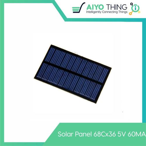 Jual Solar Panel Surya Kecil Mini 5V 60mA 0.3Watt 68x36 untuk Arduino ...
