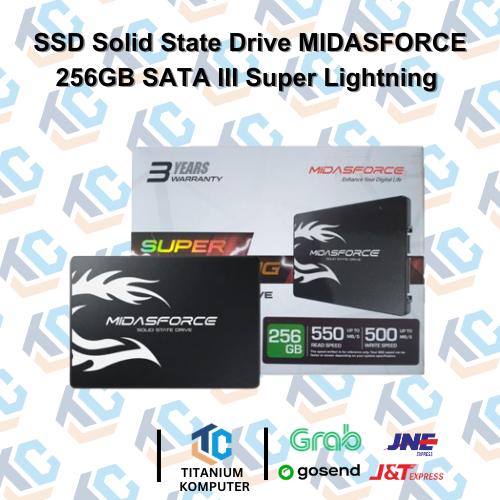 Jual SSD Solid State Drive MIDASFORCE 256GB SATA III Super Lightning ...