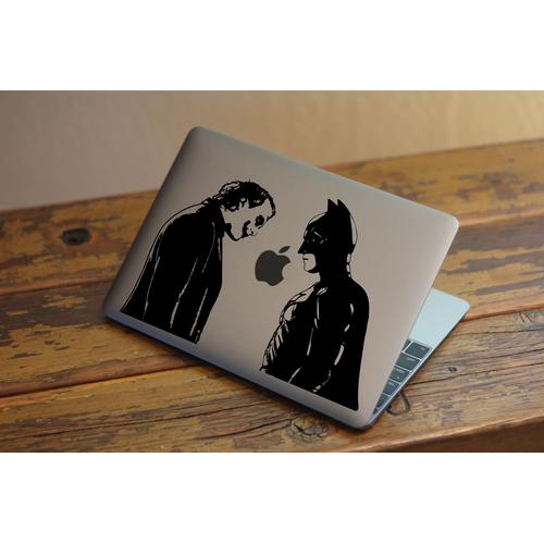 Jual Sticker Aksesoris Laptop Apple Macbook Batman vs Joker - Jakarta ...