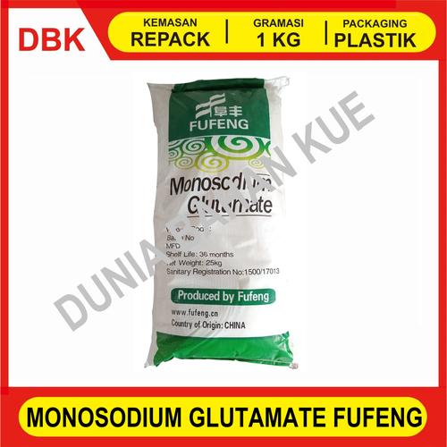 Jual MONOSODIUM GLUTAMATE MSG FUFENG 20-40 MESH - REPACK 1 KG/ VETSIN ...