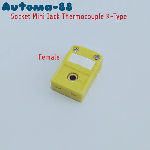 Jual Soket mini jack connector female thermocouple sensor type-K ...