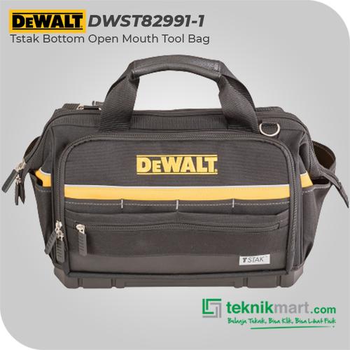 Promo Dewalt Tstak Bottom Open Mouth Tool Bag / Tas alat DWST82991-1 ...