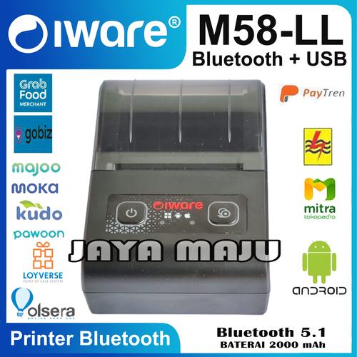 Jual MINI PORTABLE BLUETOOTH THERMAL RECEIPT PRINTER IWARE M58-LL ... Jual MINI PORTABLE BLUETOOTH THERMAL RECEIPT PRINTER IWARE M58-LL ...