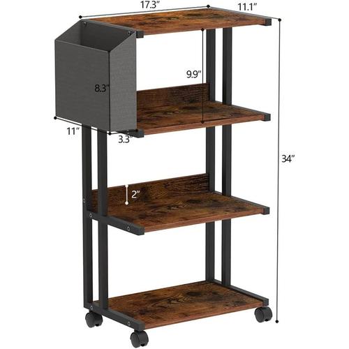 Jual Printer Stand - Meja Printer Kayu Jati Kombinasi Kaki Besi ...
