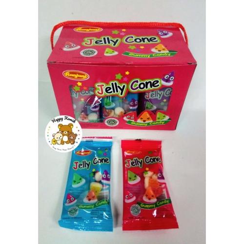 Jual Permen Cemilan Snack Jelly Lunak Cone Semangka Gummy Candy Mainan ...