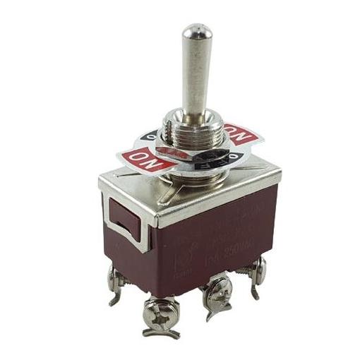 Jual Toggle Switch 6 Pin On Off On Spring Saklar Togle Kaki 6P 15A Kn3C ...
