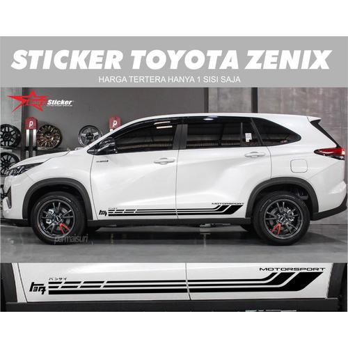 Jual STICKER TOYOTA ZENIX 2023 AKSESORIS TOYOTA ZENIX - Hitam - Kab ...