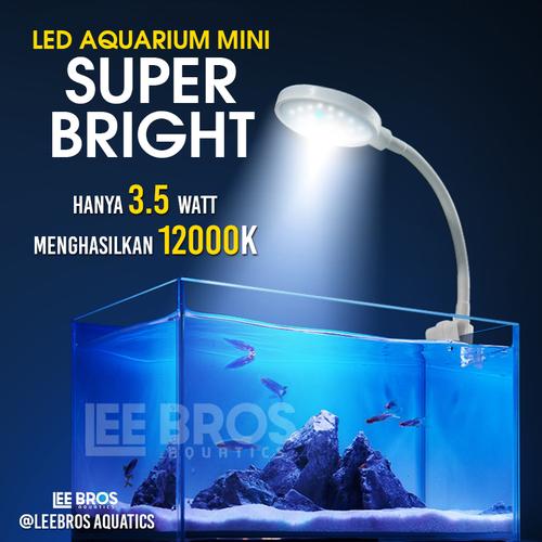Jual Lampu Aquarium Mini / LED Aquarium / Lampu Aquarium Jepit - NLS ...