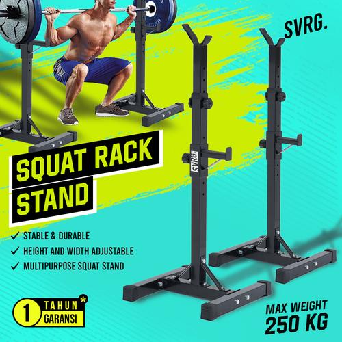 Promo SVRG. Squat Rack Stand – Adjustable Squat Rack – Squat Stand ...