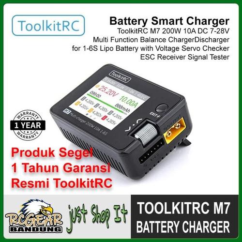 Jual ToolkitRC M7 200W 10A Multi Function Balance Charger 1-6S Lipo ...
