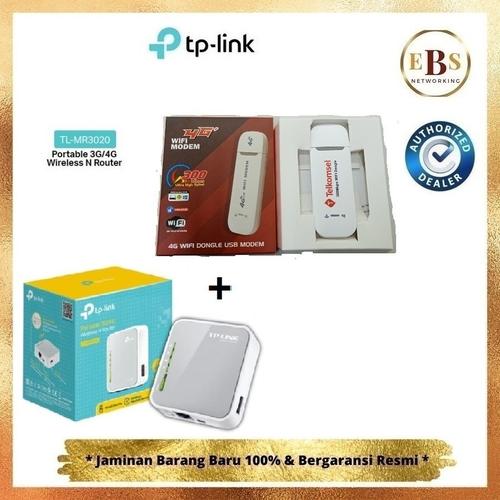 Jual TP-Link TL-MR3020 MR3020 portable 3G/4G Wireless N Router - TL ...