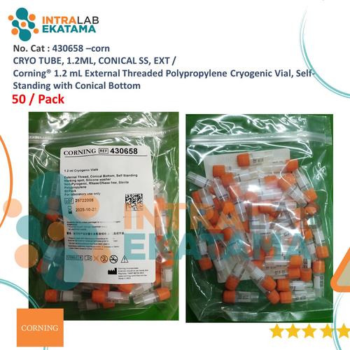 Jual Cryo Tube, 1.2 ml, Conical Self Standing, 50/pack, (430658 ...