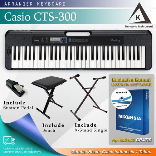 Jual Keyboard Casio CTS300 / CT-S300 / CTS 300 Garansi Resmi - Keyboard ...