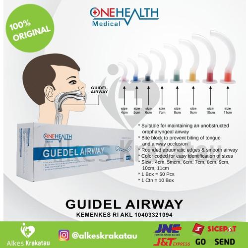 Jual Guidel Airway Onehealth / Guedel / Oropharyngeal Airway - 5cm ...