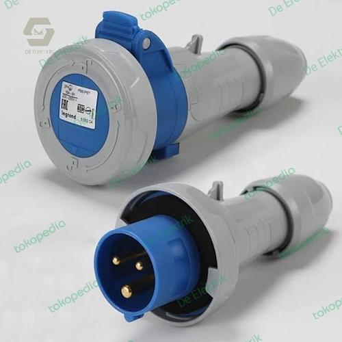 Jual Mobile Socket 3P 3 Pin 2P+E 16A IP67 200V-250V LEGRAND | Plug ...