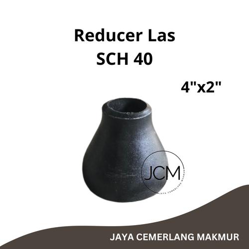 Jual Reducer Las SCH 40 uk 4 x 2 Inch / Reducer Besi S40 Concentric 4 ...