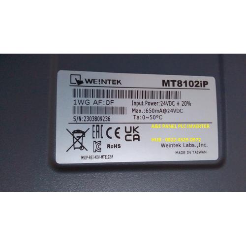 Jual HMI Weintek 10 inch MT8102iP Original Wientek GARANSI 6 BULAN ...