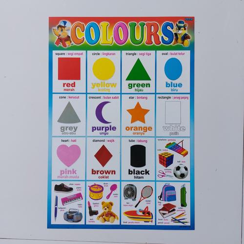 Jual Poster Belajar Warna 35x50cm - 1 Lembar - Kota Surakarta - Toko ...