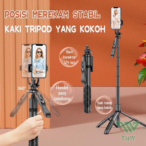Jual TNW L16/L18 Tongsis Tripod Bluetooth Selfie Stick Remote HP Kamera - Kota Tangerang - T & W ...