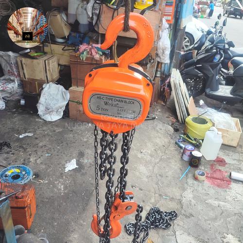 Jual Chain Block 5 Ton 10 Meter WEKA Takel Katrol Hand Manual Germany ...