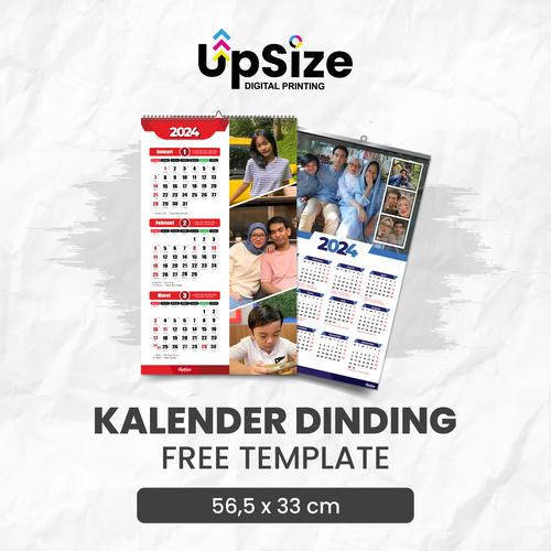 Jual Kalender Dinding 2024 - Free Template / EKSPRESS - AC 260 - SPIRAL ...