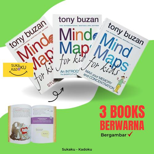 Promo MIND MAPS Book Set Tony Buzan for Kids Buku Edukasi untuk Anak ...
