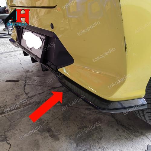 Jual Rear Difuser Bumper Belakang All New Agya 2023 Glossy Black ...