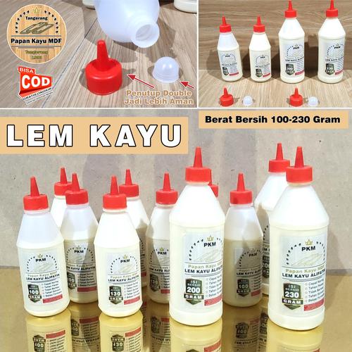 Jual Lem Kayu 100 - 230 Gram Lem MDF HMR Multiplek Kuat Rekat Cepat ...