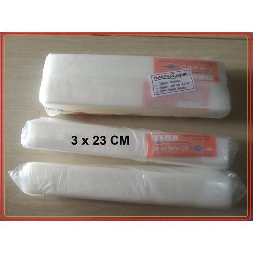 Jual Plastik es mambo KILOAN ukuran 3 x 23 cm polos murah - 250gram ...