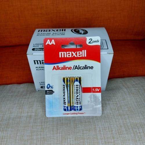 Jual Baterai Alkaline AA / A2 Maxell Alkaline Original Battery Isi 2pcs ...