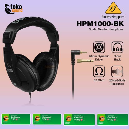 Jual Behringer HPM1000-BK HPM 1000 BK - Multi-Purpose Headphones ...