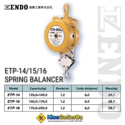 Jual SPRING BALANCER ENDO ETP-15 (140-170 KG) STROKE 1,2M | ETP 15 ...
