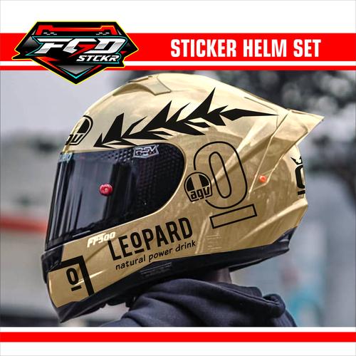 Jual STIKER HELM - CUTTING STIKER LEOPARD JM SET HELM (PREMIUM+TERMURAH ...
